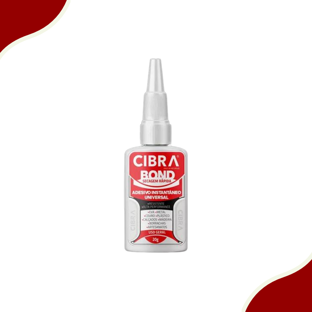 Adesivo instantâneo 20 Gr - Cibra
